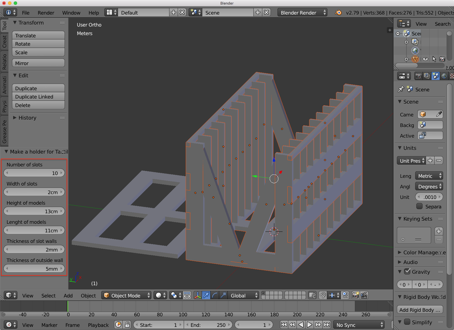 7. Making a Model Holder – Tactile Universe