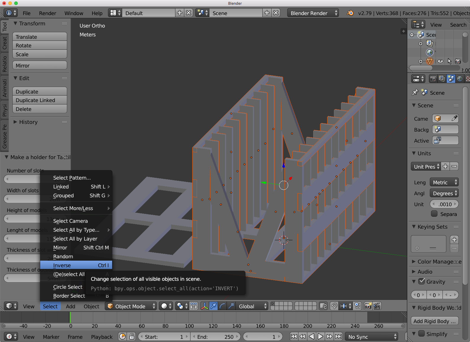 7. Making a Model Holder – Tactile Universe
